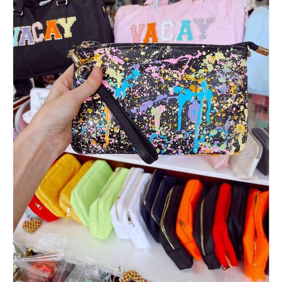 ANCA BARBU | Bags | New Anca Barbu Alex Bag In Pastel Splatter | Poshmark